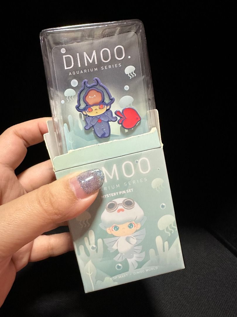 POP MART Dimoo Aquarium Series Enamel Pin Badge - Sea Butterfly ...