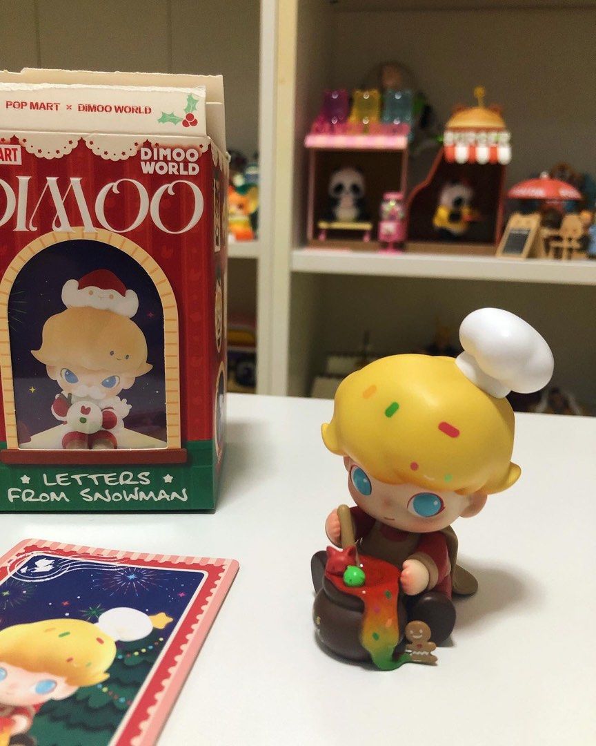Pop Mart x Dimoo World Letters From Snowman Series, Hobbies & Toys ...