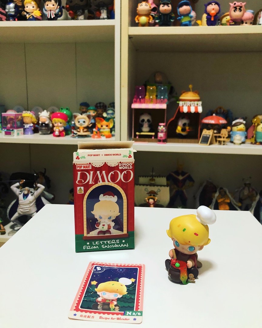 Pop Mart x Dimoo World Letters From Snowman Series, Hobbies & Toys ...