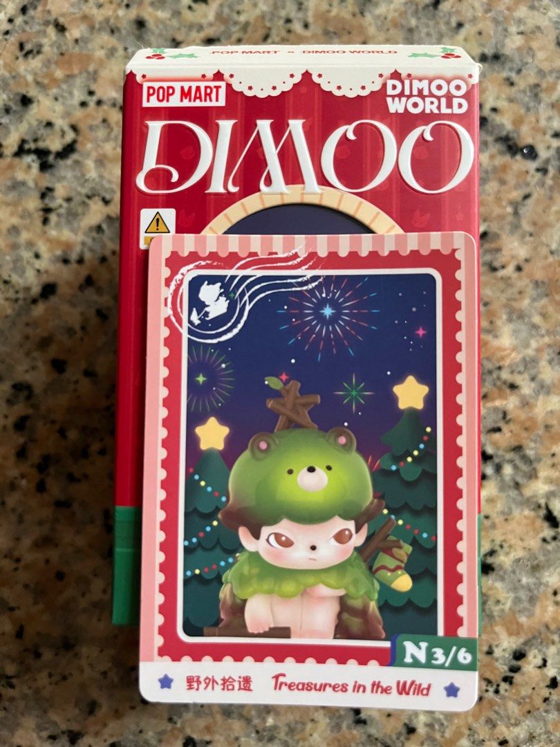 Popmart - DIMOO Letters from Snowman Series (Treasures in the Wild ...
