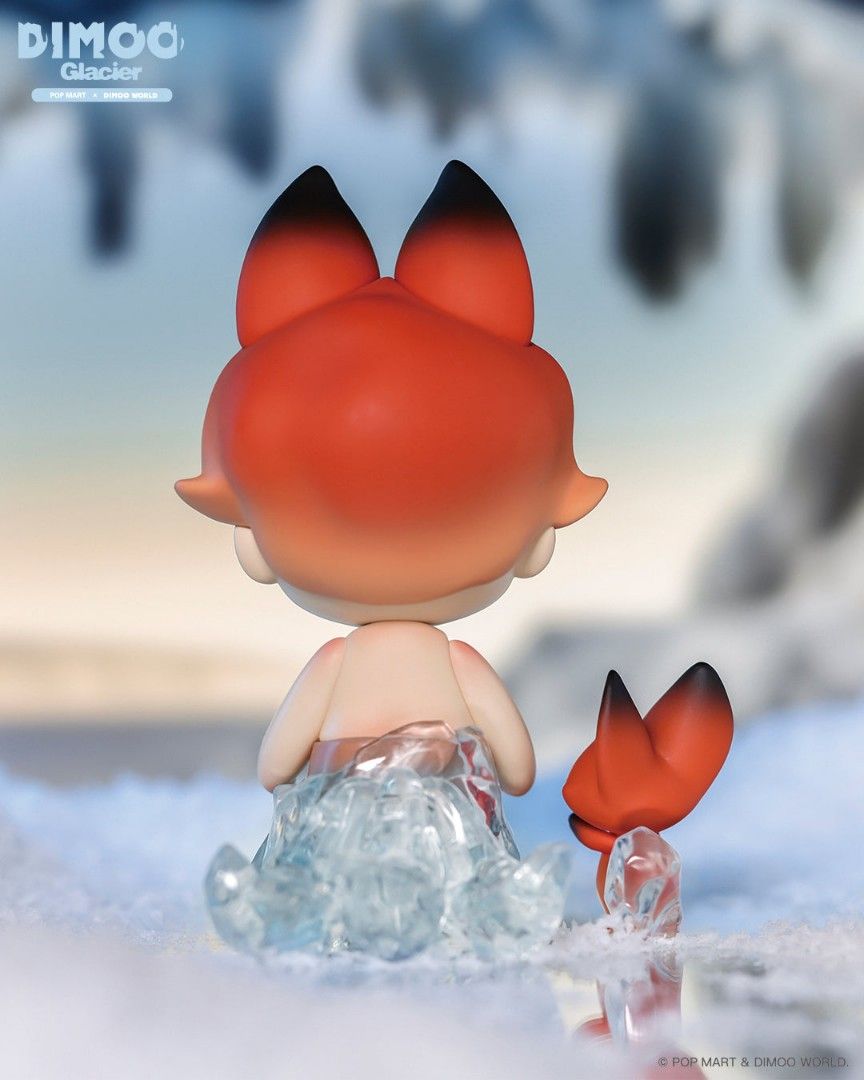 Popmart Dimoo Glacier blister pack figure, Hobbies & Toys, Toys & Games ...