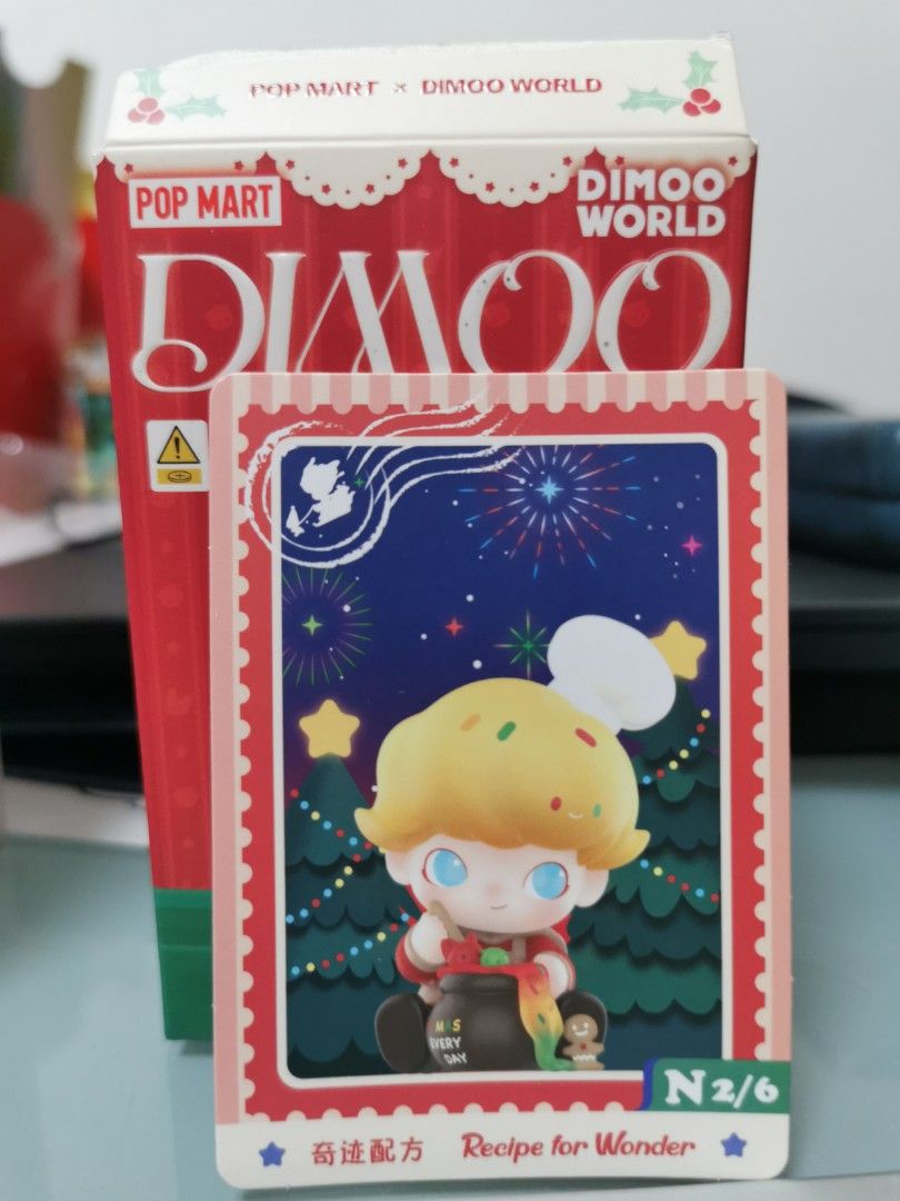 Popmart dimoo letters from snowman, Hobbies & Toys, Toys & Games on ...