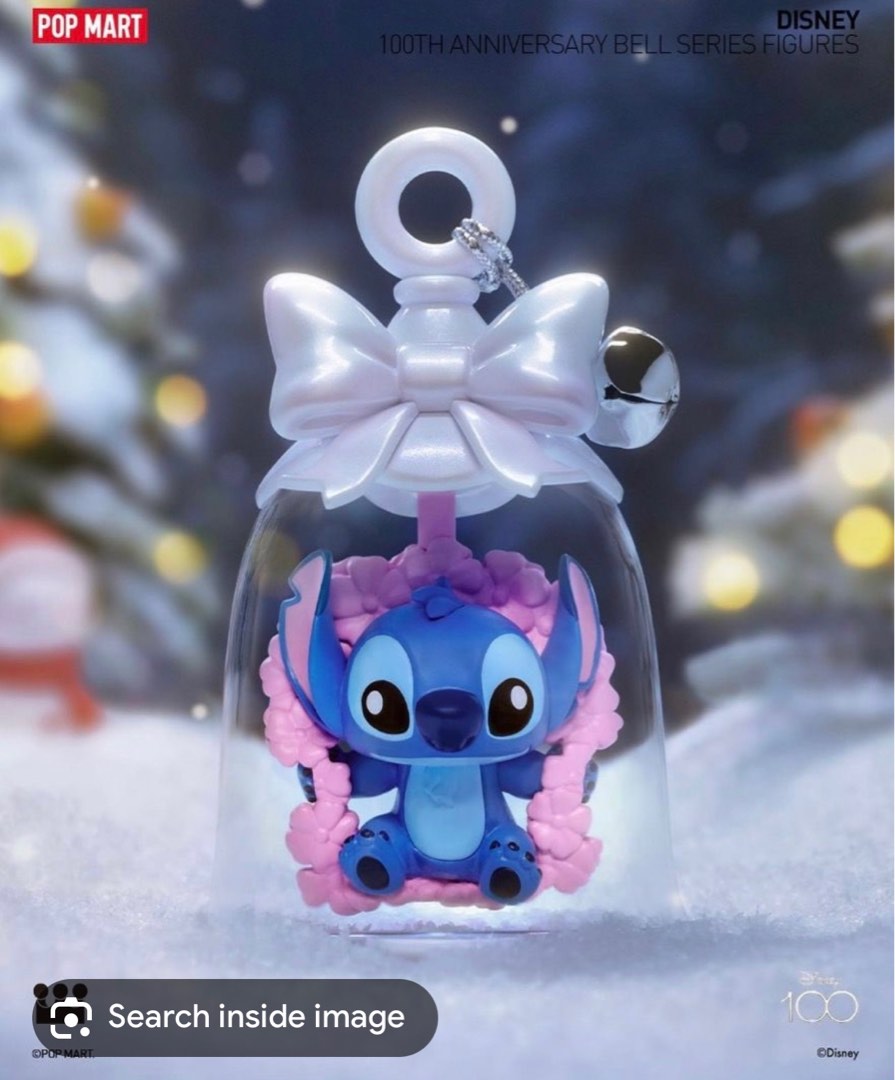 POPMART Disney 100 Bell dingling - Stitch, Hobbies & Toys, Toys & Games ...