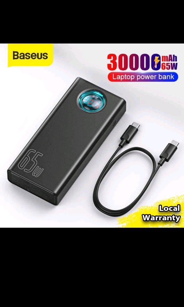 Power bank 30000mAh 65W, Mobile Phones & Gadgets, Mobile & Gadget ...