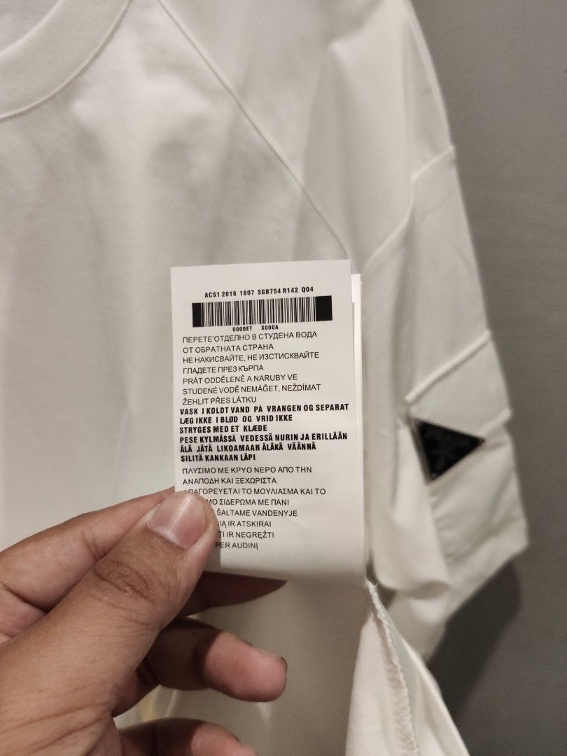 Prada Shoulder Emblem, Men's Fashion, Tops & Sets, Tshirts & Polo ...