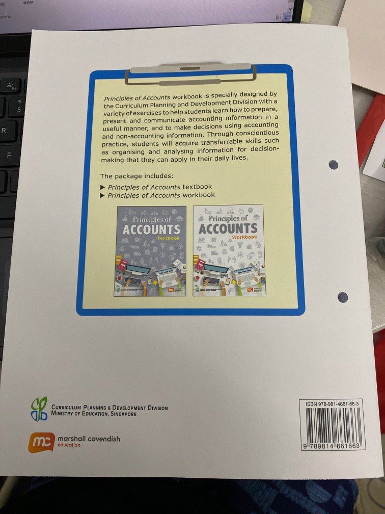 Principle of Accounts Workbook for Sec 3 & Sec 4, Hobbies & Toys, Books ...