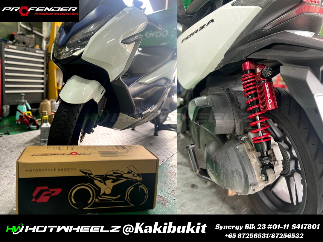 PROFENDER X SERIES SUSPENSION-HONDA FORZA 300, Motorcycles, Motorcycle ...