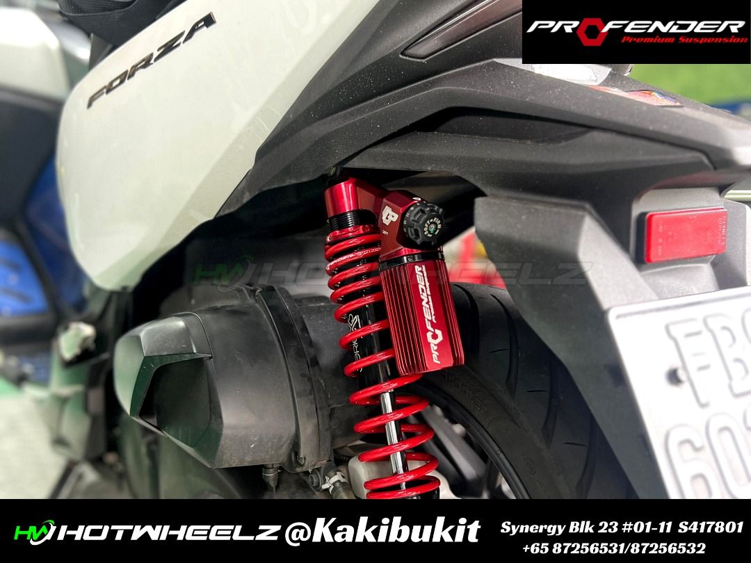 PROFENDER X SERIES SUSPENSION-HONDA FORZA 300, Motorcycles, Motorcycle ...