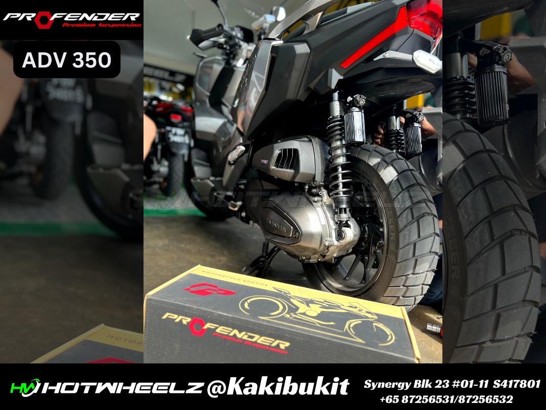 PROFENDER X-SERIES SUSPENSION-HONDA ADV 350, Motorcycles, Motorcycle ...