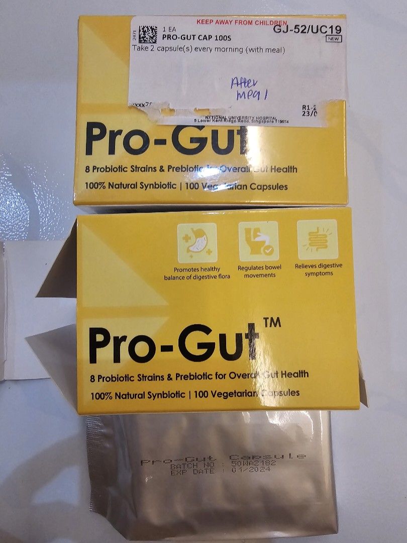 Pro-Gut Capsule Probiotics Supplements, Health & Nutrition, Health ...