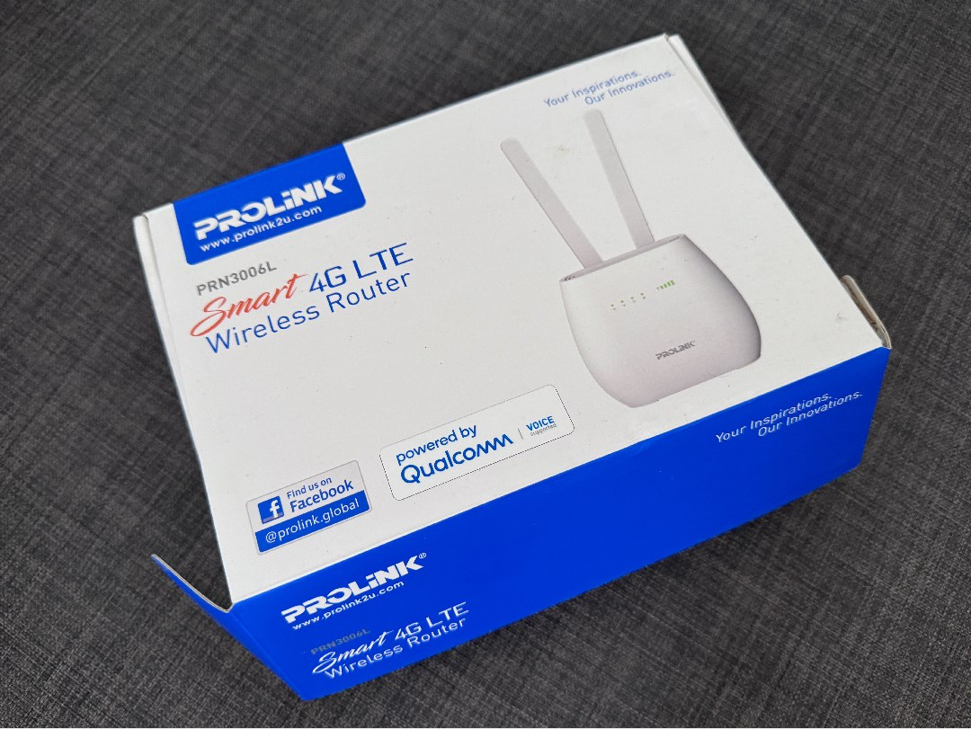 Prolink PRN3006L smart 4G LTE wireless router, Computers & Tech, Parts ...