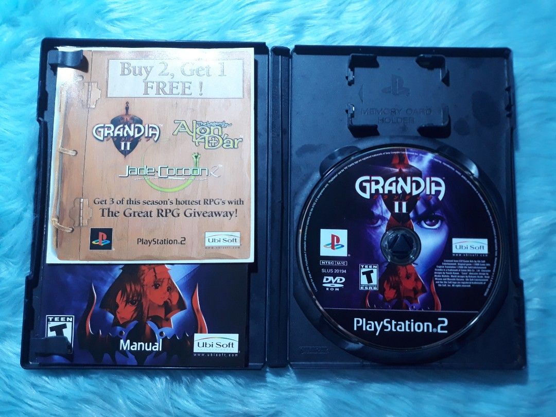 PS2 Grandia 2 (CIB) NTSC-U/C Original Playstation 2 Game, Video Gaming ...
