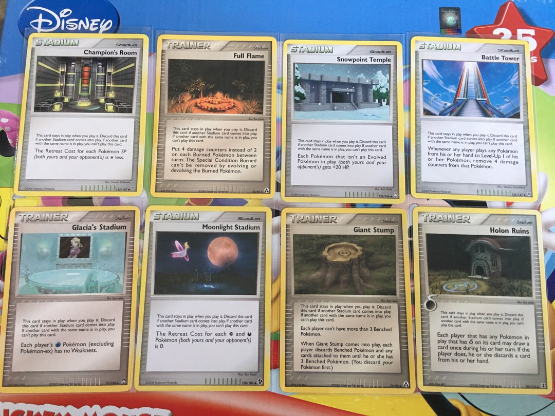 Ptcg 舊版pokemon card stadium 道場 寶可夢收藏卡 Giant Stump, Holon Ruins, Glacia ...