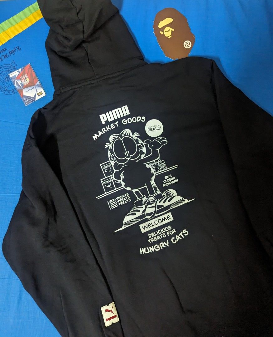 Puma Collab Garfield Hoodie, Men's Fashion, Coats, Jackets and ...