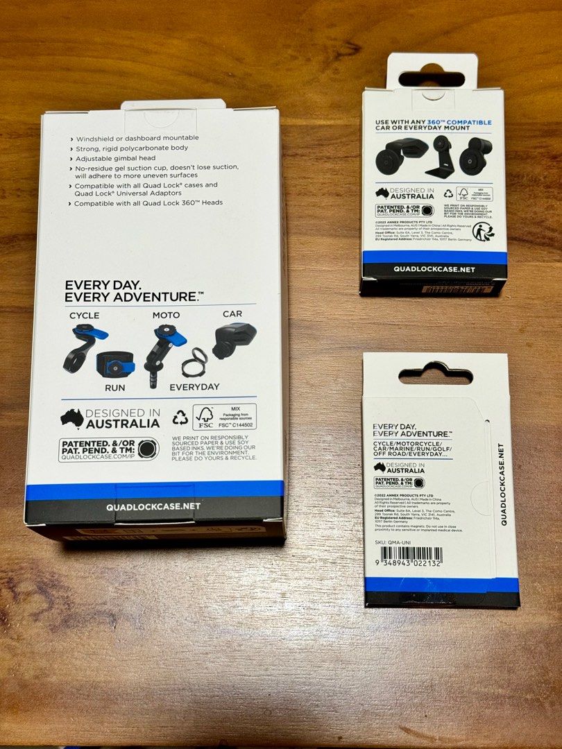 Quad Lock Car Mounts and Mag Adaptors, Mobile Phones & Gadgets, Mobile ...