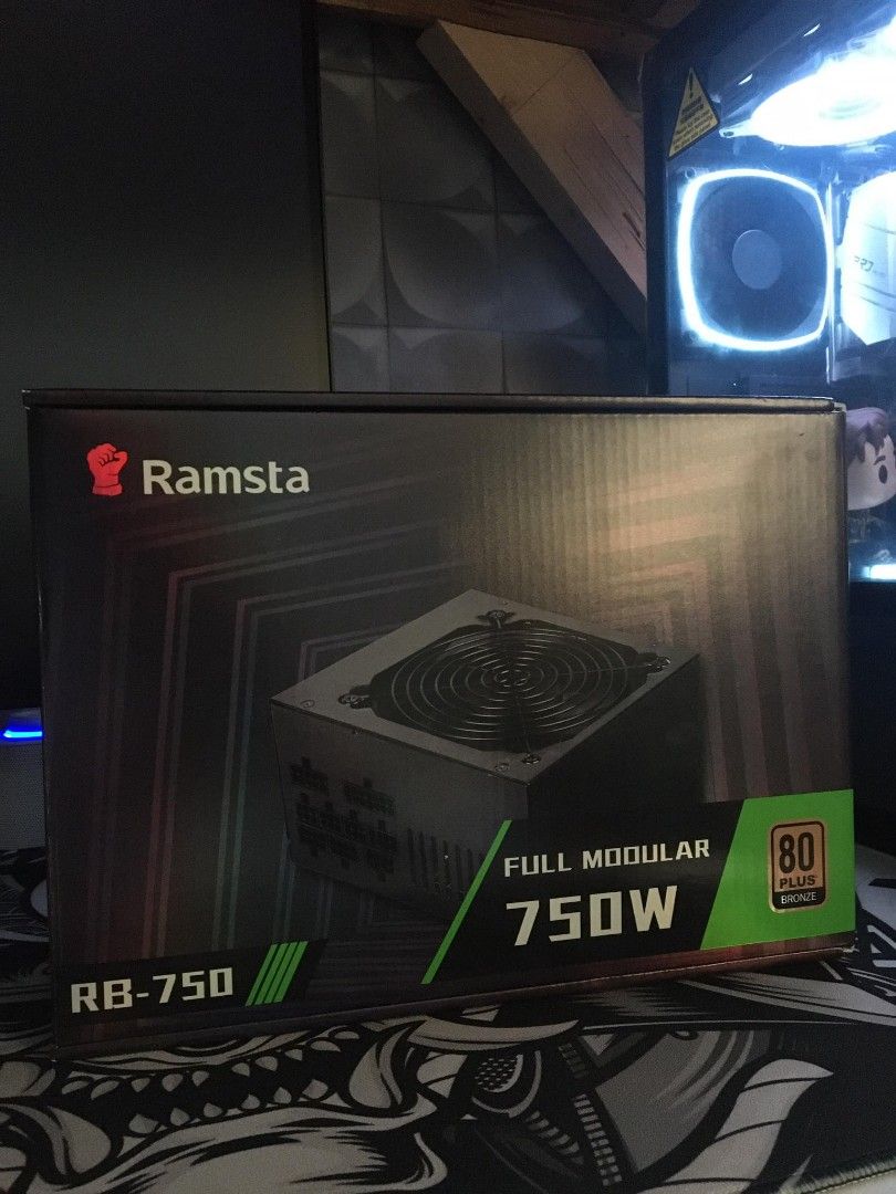 ramsta power supply 750w fully modular, Computers & Tech, Parts ...