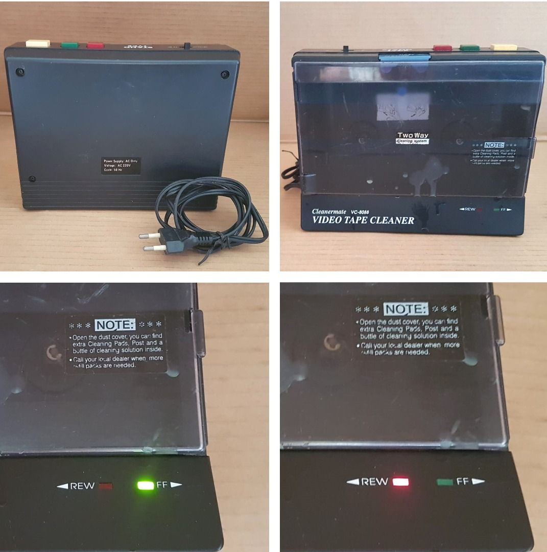Rare Gadget, Vintage Device, Cleanermate VC-8088 Video Tape Cleaner ...