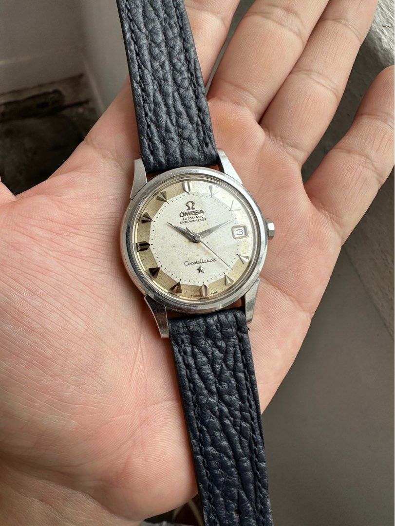 RARE! Omega Constellation Pie Pan Arrow Head dial- Ref 14393-9 SC ...
