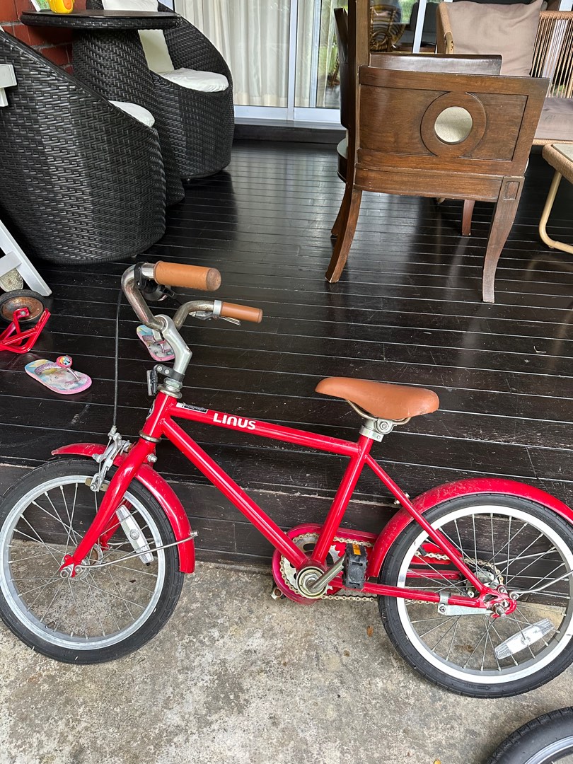 Red Linus kids bike, Sports Equipment, Bicycles & Parts, Bicycles on ...