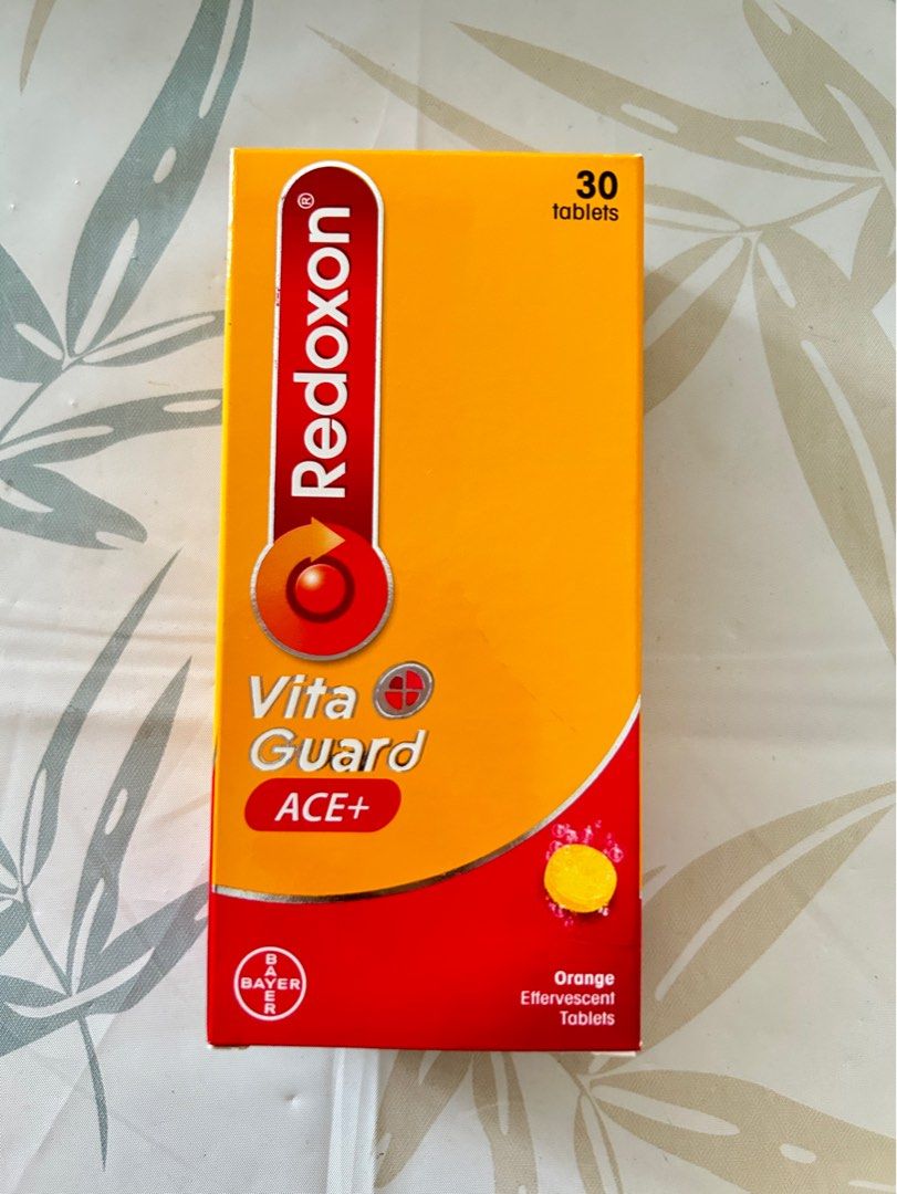 Redoxon Vita Guard ACE+ Effervescent, Health & Nutrition, Health ...