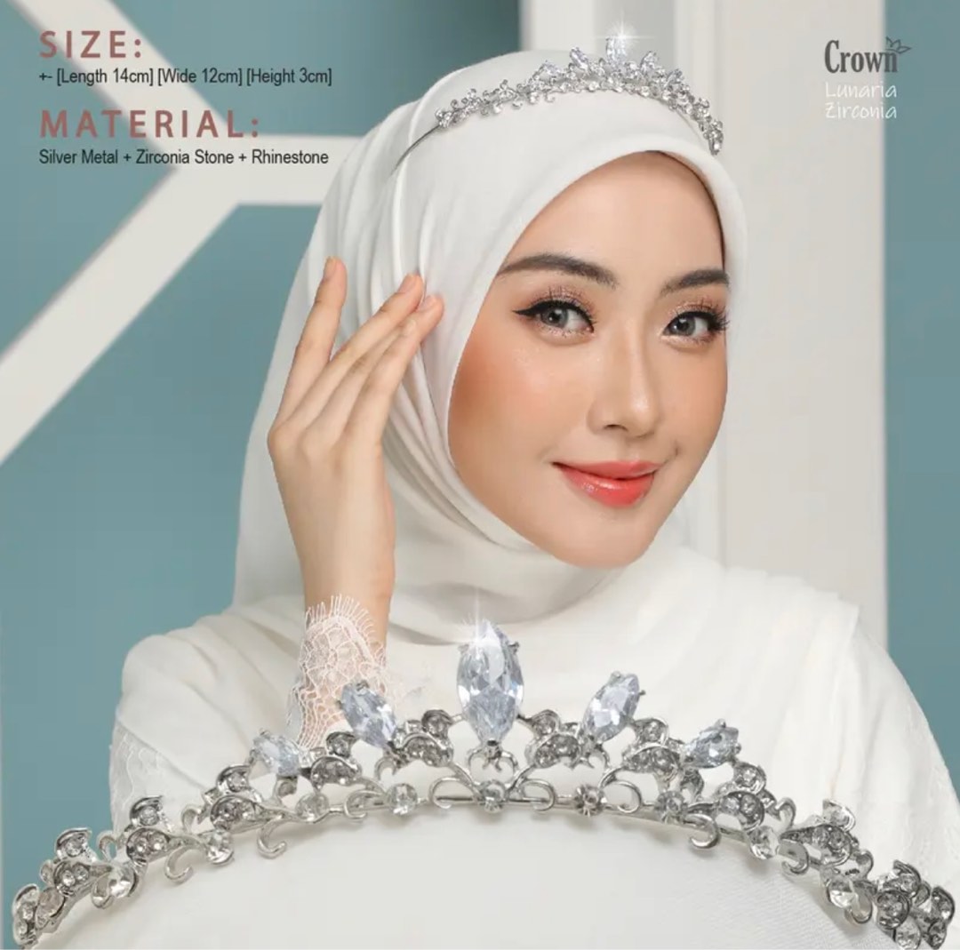 RENT SEWA - Crown Bride Zirconia Tunang Nikah Wedding Pengantin Sanding ...