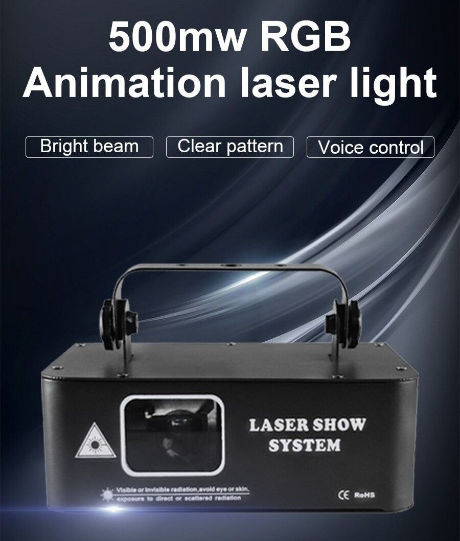 [Disco, Party] [Christmas] RGB Laser Beam Line Scanner Full Color ...
