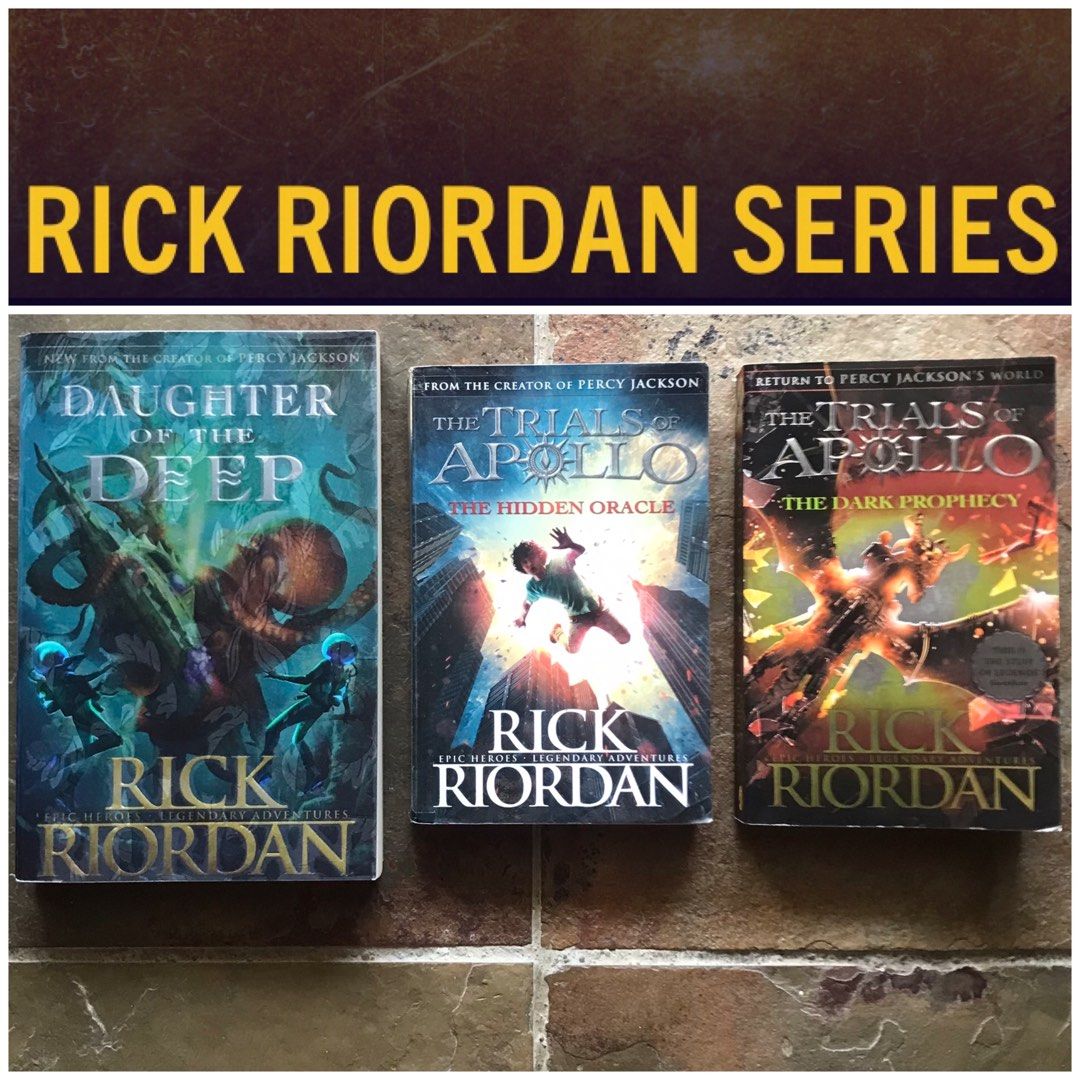 Rick Riordan The Trials of Apollo & Daughter of the Deep, Hobbies ...