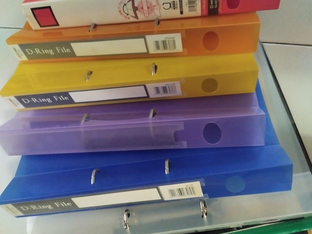 FREE Ring Files folders both thick and thin, Hobbies & Toys, Stationery ...
