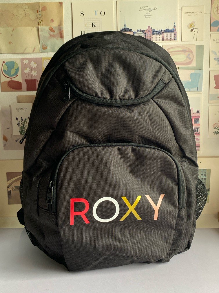 Roxy Shadow Swell Logo Backpack, Women's Fashion, Bags & Wallets ...