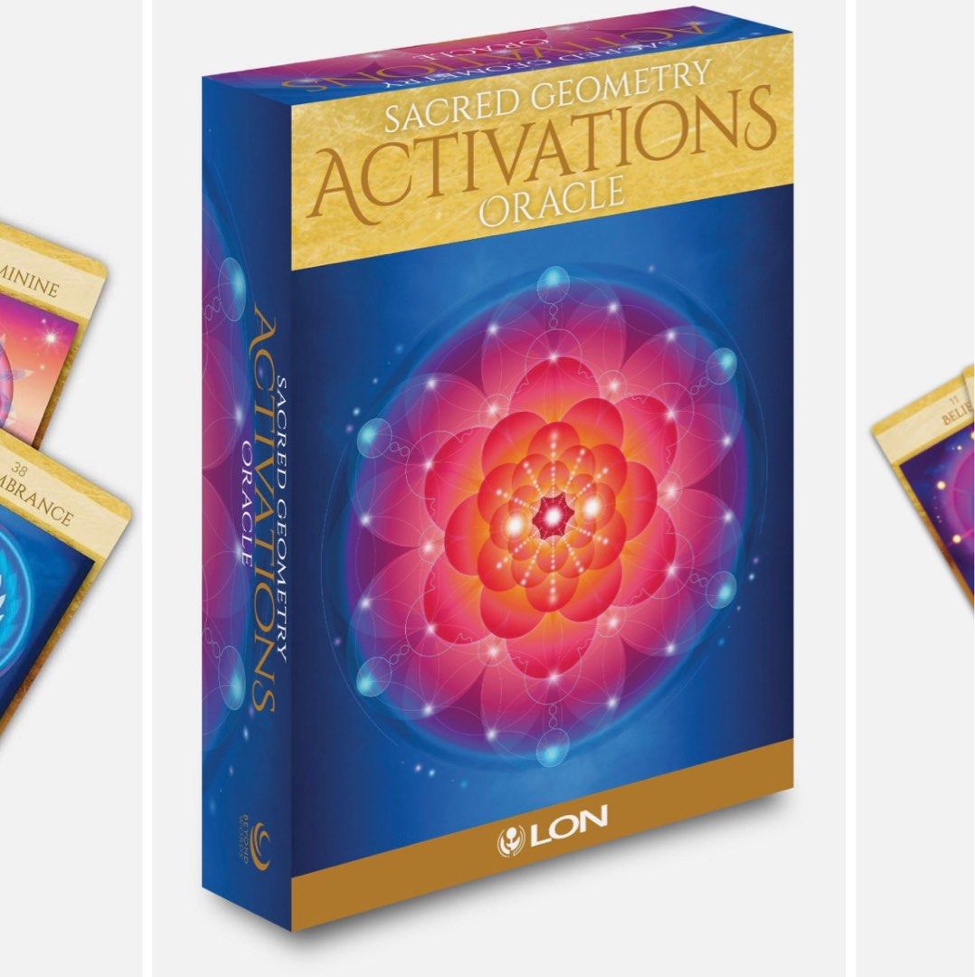 Sacred Geometry Oracle Cards, Hobbies & Toys, Toys & Games on Carousell