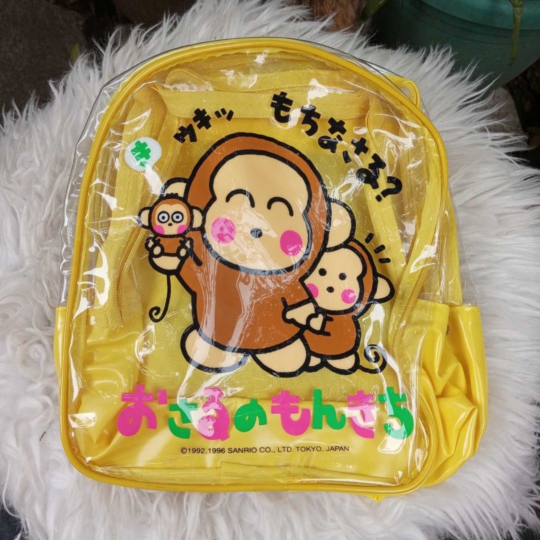 SANRIO Monkey Monkichi Kids Backpack, Women's Fashion, Bags & Wallets ...