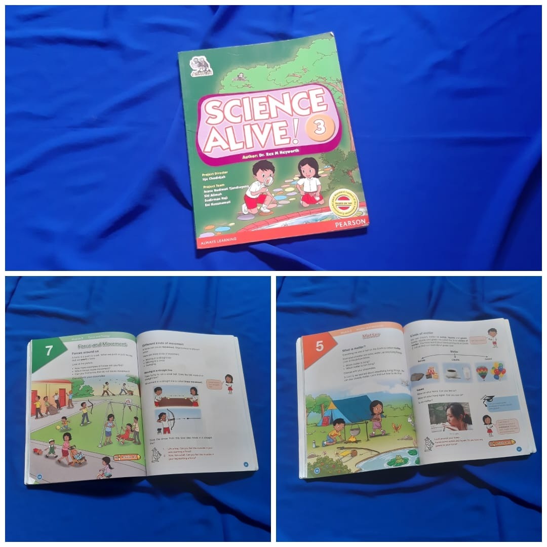 Science Alive 3 buku anak, Buku & Alat Tulis, Buku Anak-Anak di Carousell