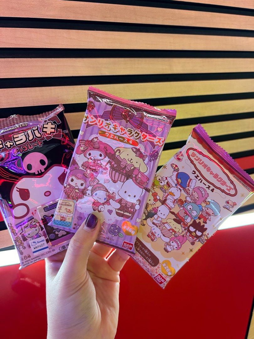 Sealed instock Authentic Wafer biscuit card Sanrio my melody hangyodon ...