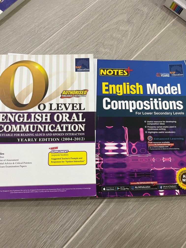 Sec Sch English model compo book n oral book, Hobbies & Toys, Books ...