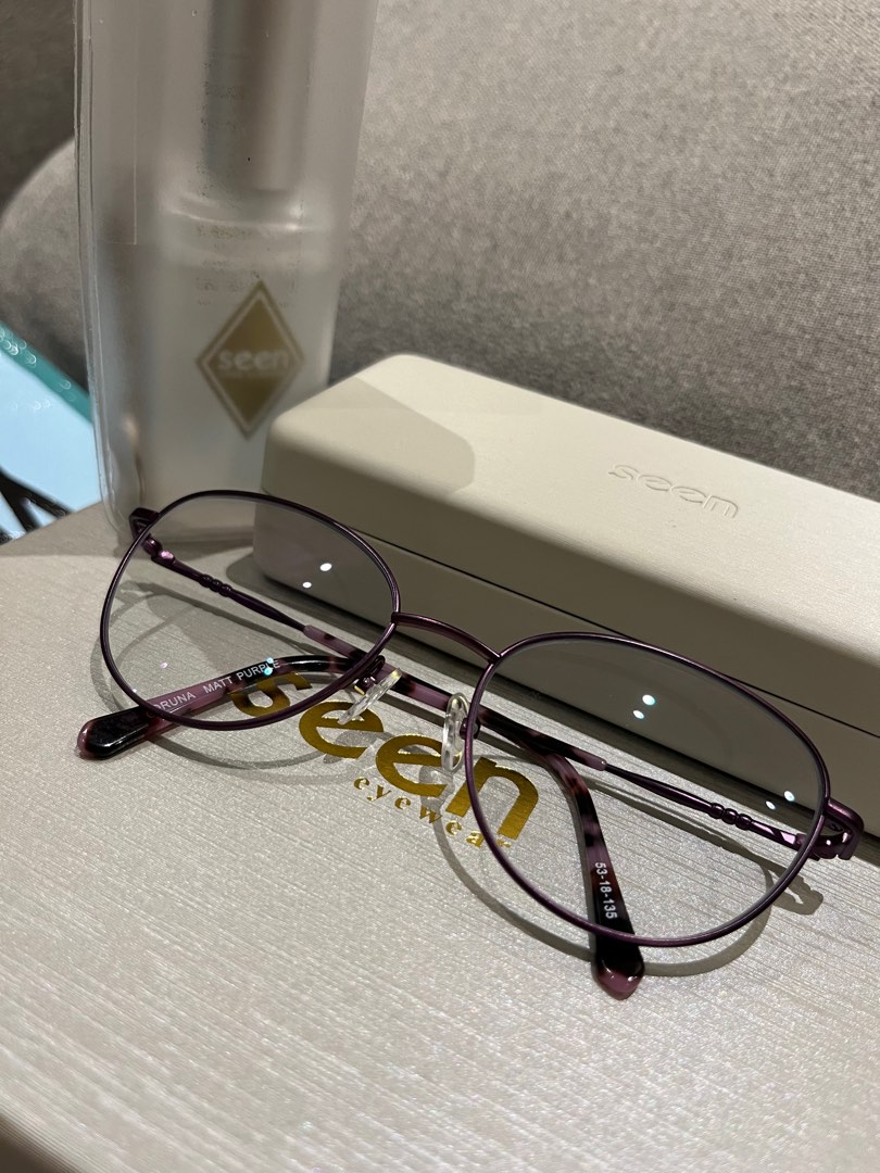 Seen Eyeglasses from EO Optical w/ Anti-rad and transition lenses, Women's Fashion, Watches ...