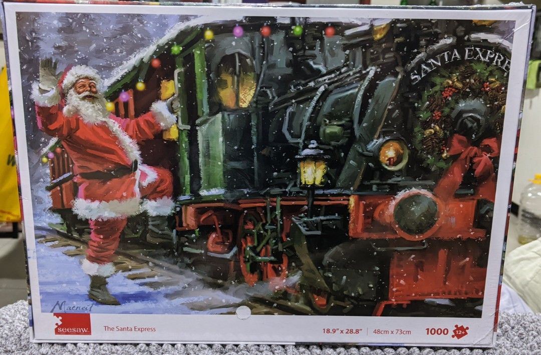 Seesaw The Santa Express 1000 piece Christmas puzzle, Hobbies & Toys ...