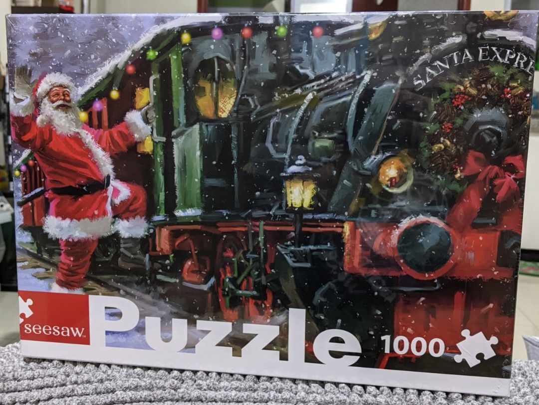 Seesaw The Santa Express 1000 piece Christmas puzzle, Hobbies & Toys ...