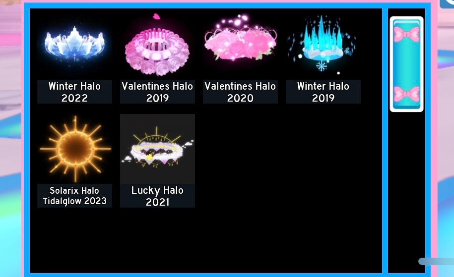 Selling Royale High Halos, Video Gaming, Video Games, Others on Carousell