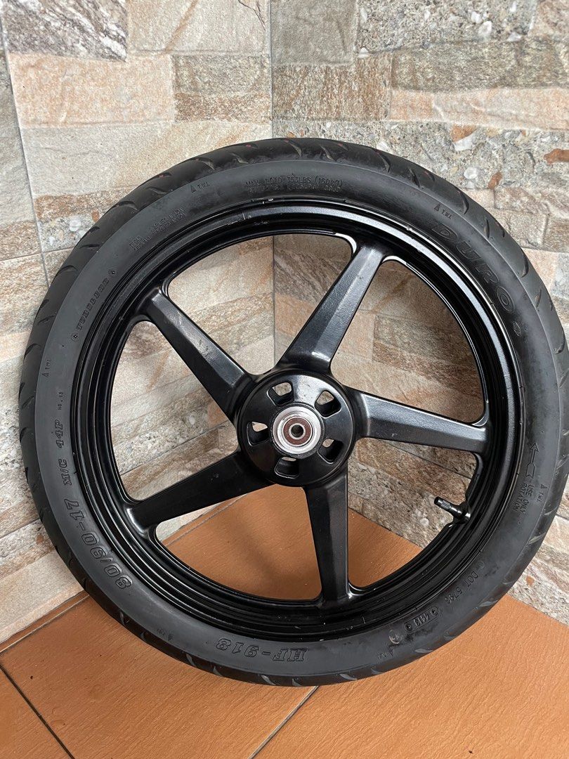 Set sport rim & tyres LC/ RSX, Motorbikes on Carousell