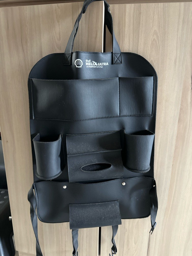 SHELL car seat organiser, Car Accessories, Accessories on Carousell