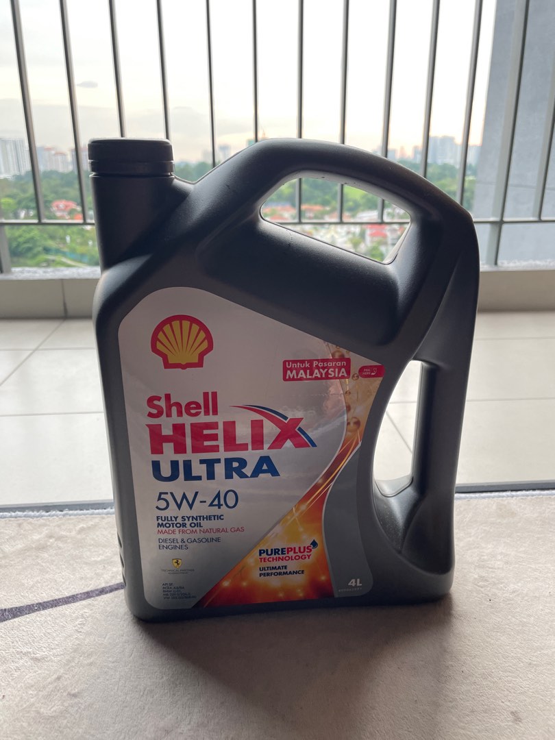 Shell Helix Ultra 5W-40 Fully Synthetic Oil, Auto Accessories on Carousell