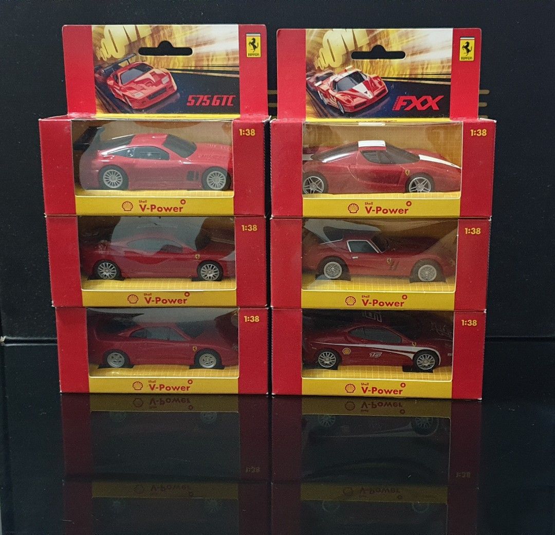 SHELL V-Power Ferrari Set, Hobbies & Toys, Toys & Games on Carousell