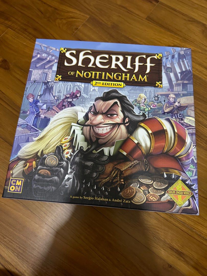 Original Sheriff of Nottingham board game 2nd edition, including card ...