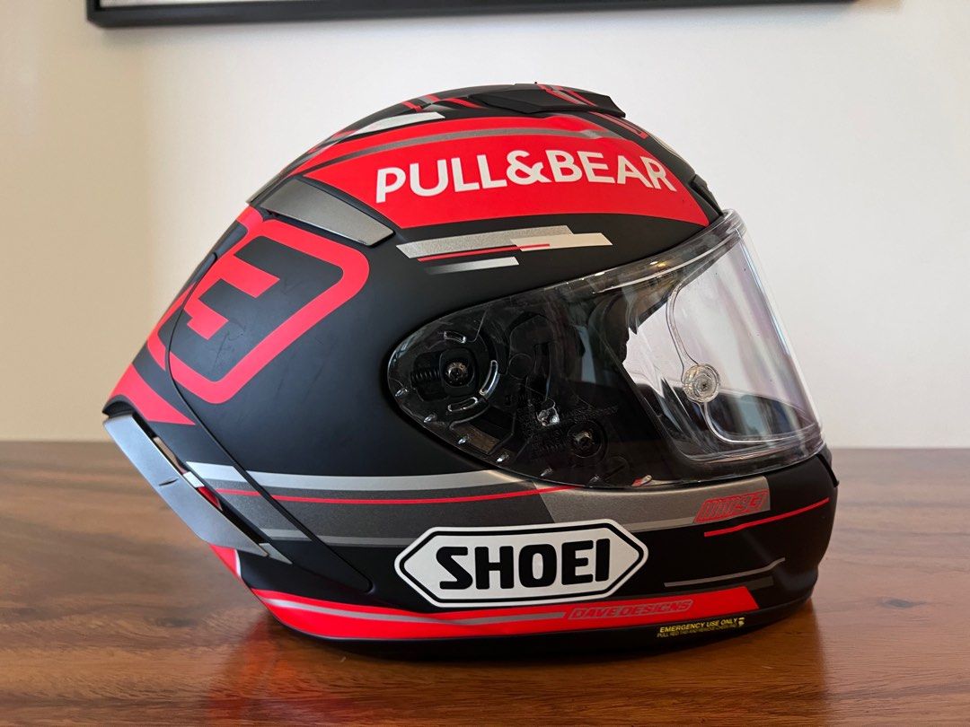 Shoei X-14 Dave Design, Motorcycles, Motorcycle Apparel on Carousell