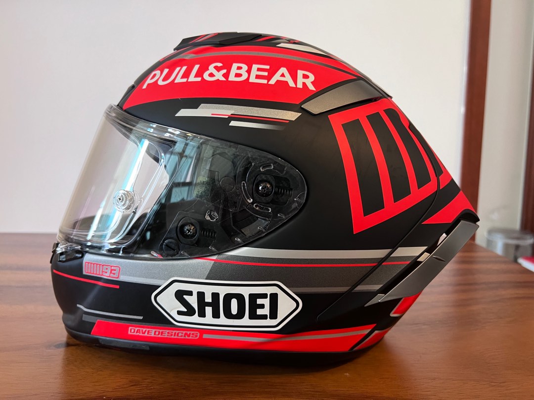 Shoei X-14 Dave Design, Motorcycles, Motorcycle Apparel on Carousell