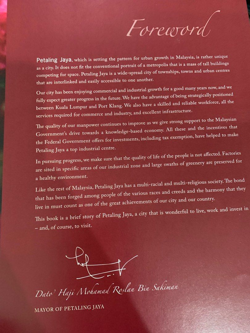 SIGNED COPY: COFFEE TABLE BOOK - Petaling Jaya, Truly SHE RM100, post ...