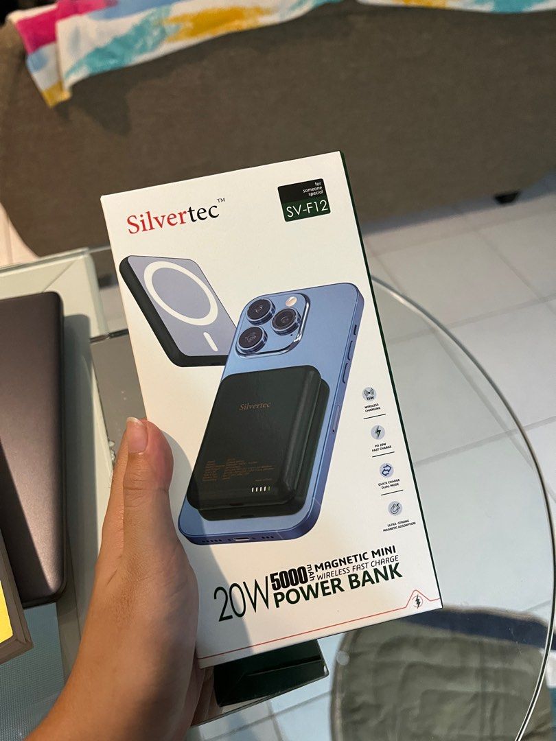 Silvertec Magnetic Mini Powerbank, Mobile Phones & Gadgets, Mobile ...