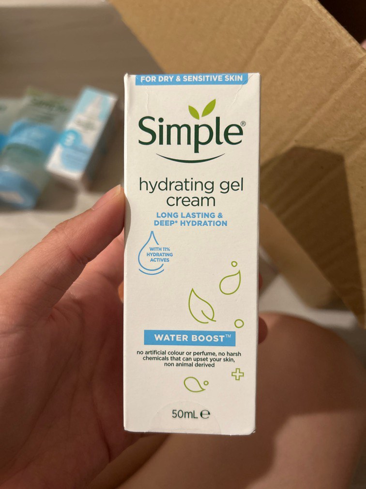 Simple hydrating gel cream, Beauty & Personal Care, Face, Face Care on ...