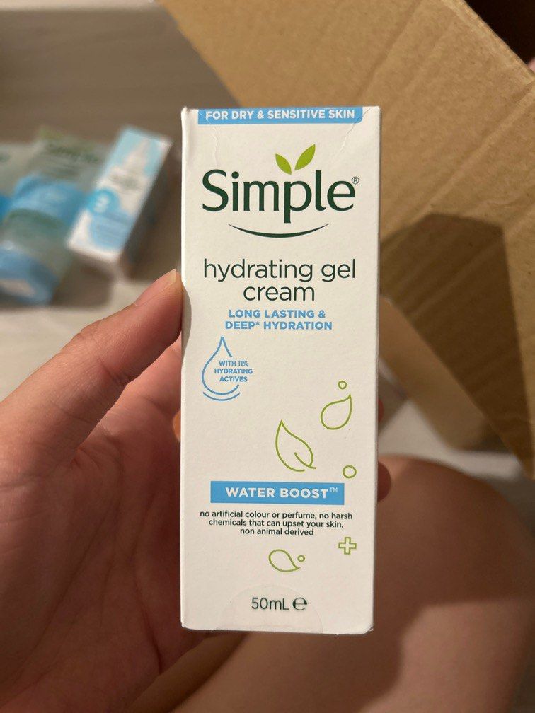 Simple hydrating gel cream, Beauty & Personal Care, Face, Face Care on ...