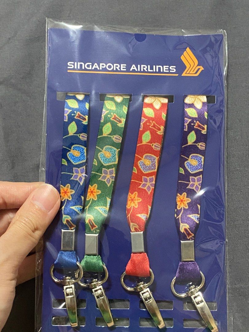 Singapore Airlines set of 4 Lanyards, Hobbies & Toys, Memorabilia & Collectibles, Fan ...
